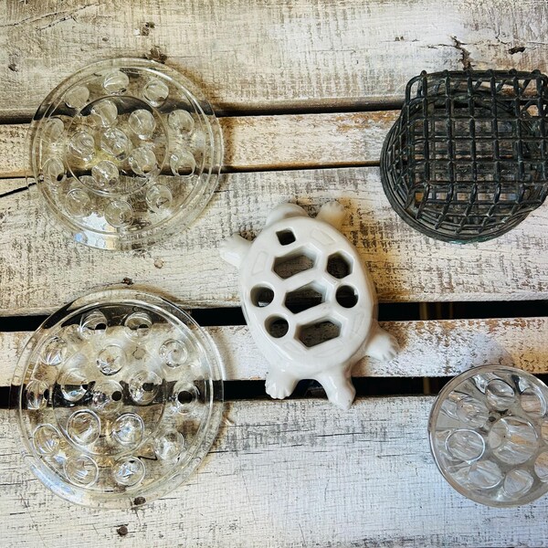 Vintage Flower Frog - Etsy