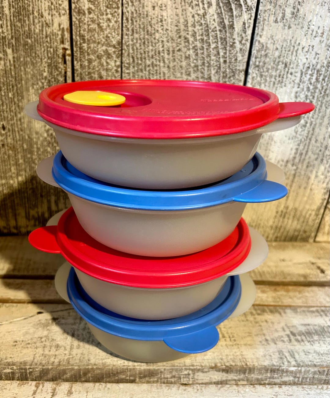 Tupperware Crystalwave Microwavable Reheatable 1 3/4 C Bowl W Lid in ...