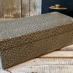 Vintage Hedges Cardboard File Box 12 X 6 X 4, Industrial Office Storage ...