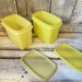 Vintage Tupperware Yellow Shelf Saver Storage Container 1243 With ...