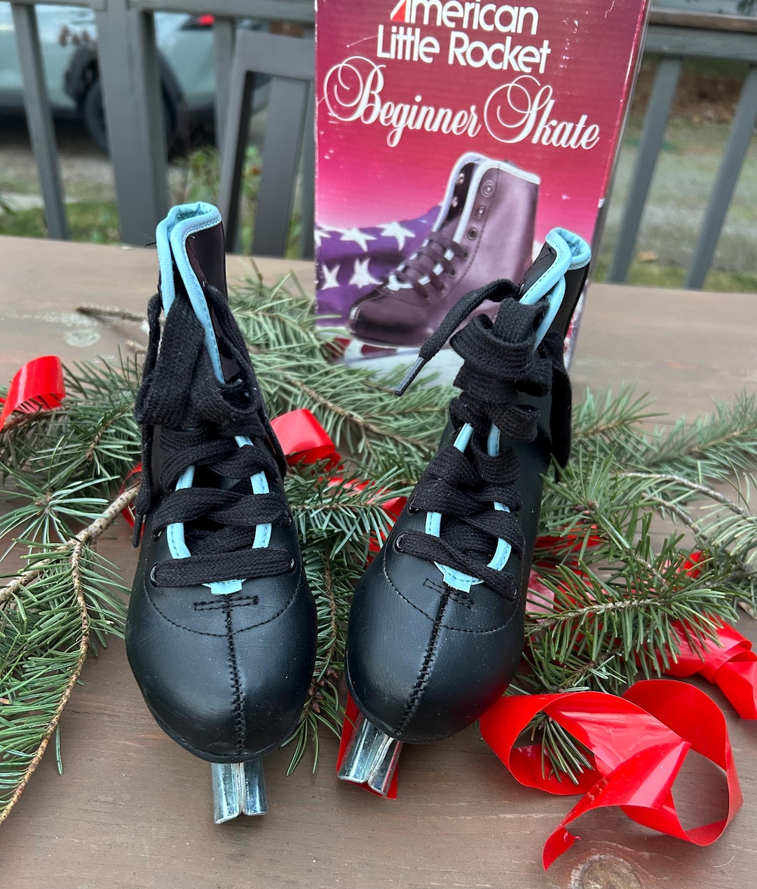 Boys American Rocket Black Double Blade Skates Size 12 NOS in Box - Etsy