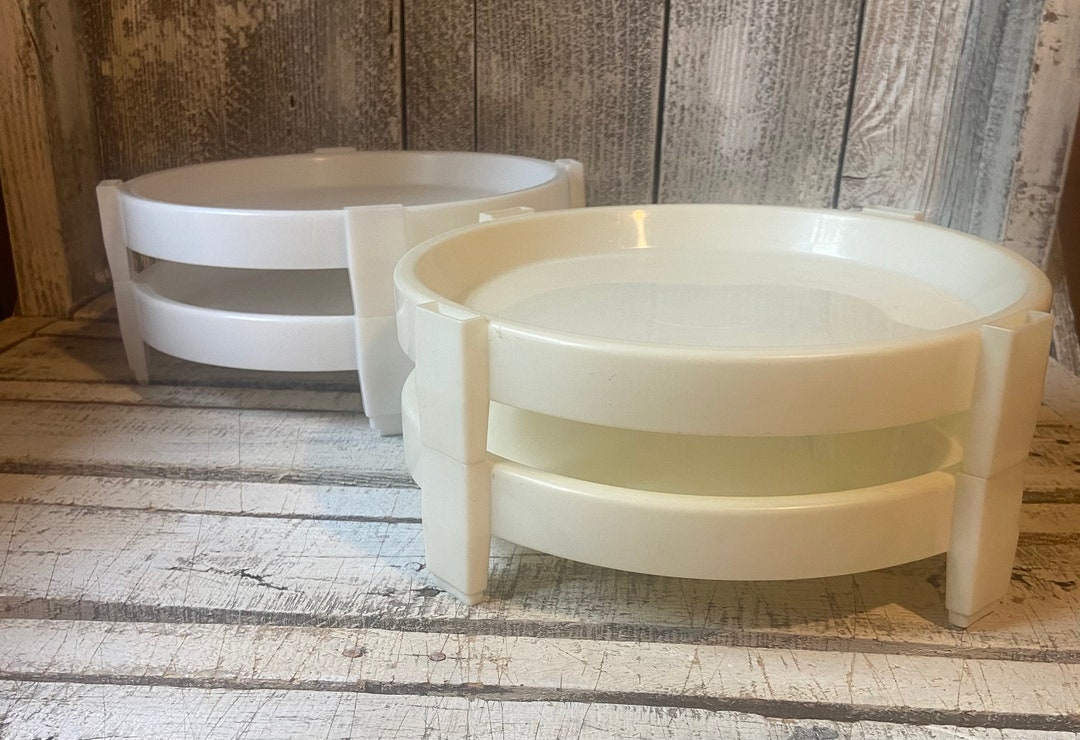 Vintage Tupperware Divide a Rack Pie Stacker 155 Tupperware - Etsy