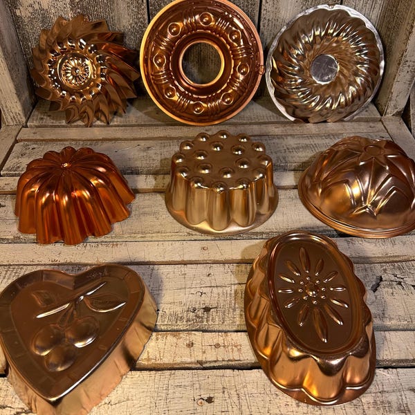 Vintage Copper Mold - Etsy