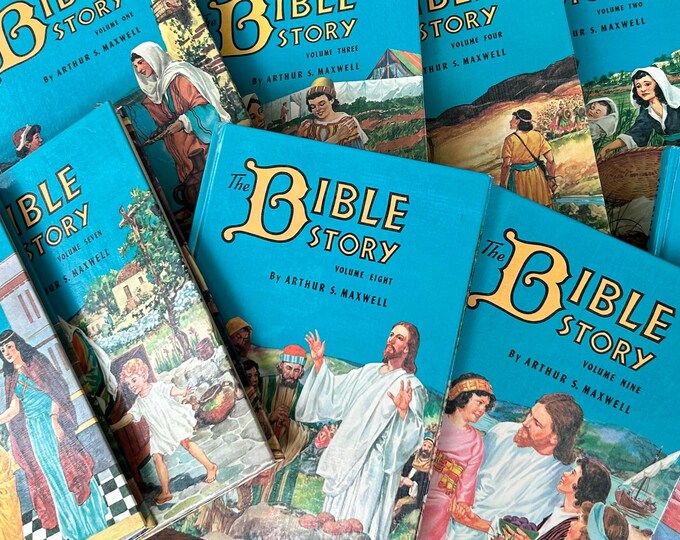 Vintage the Bible Story Complete 10 Volume Book Set, Children’s ...