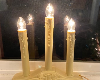 Plastic Christmas Window Candles - Etsy