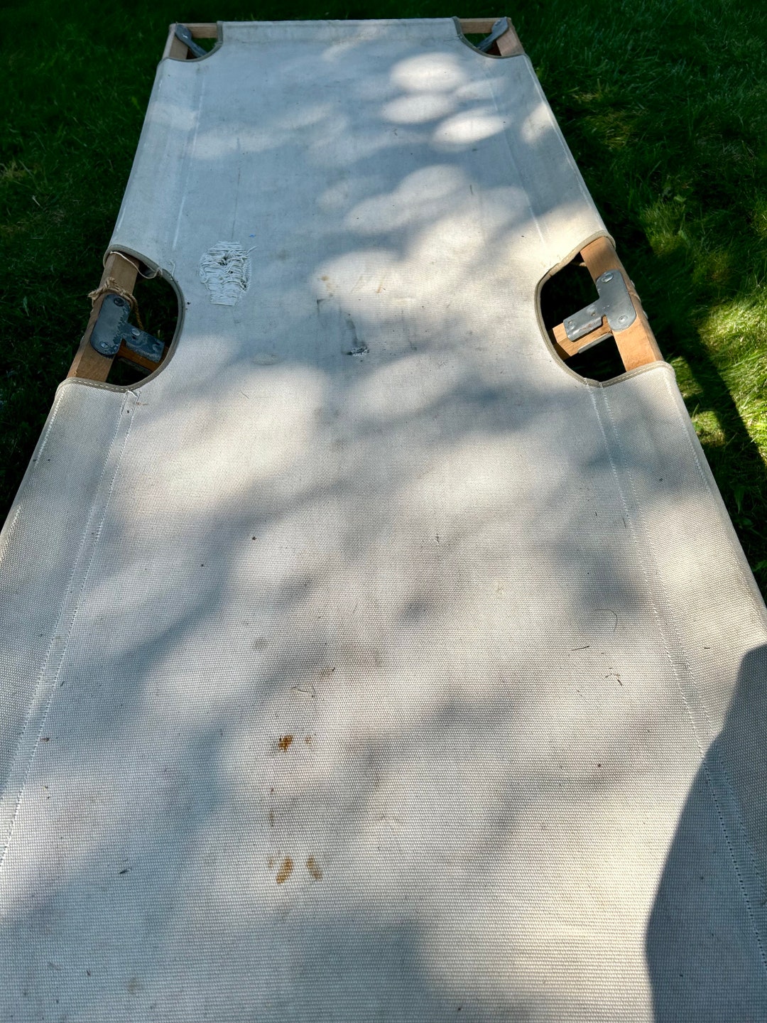 Vintage Government Issued Canvas Cot US Military Cot US - Etsy