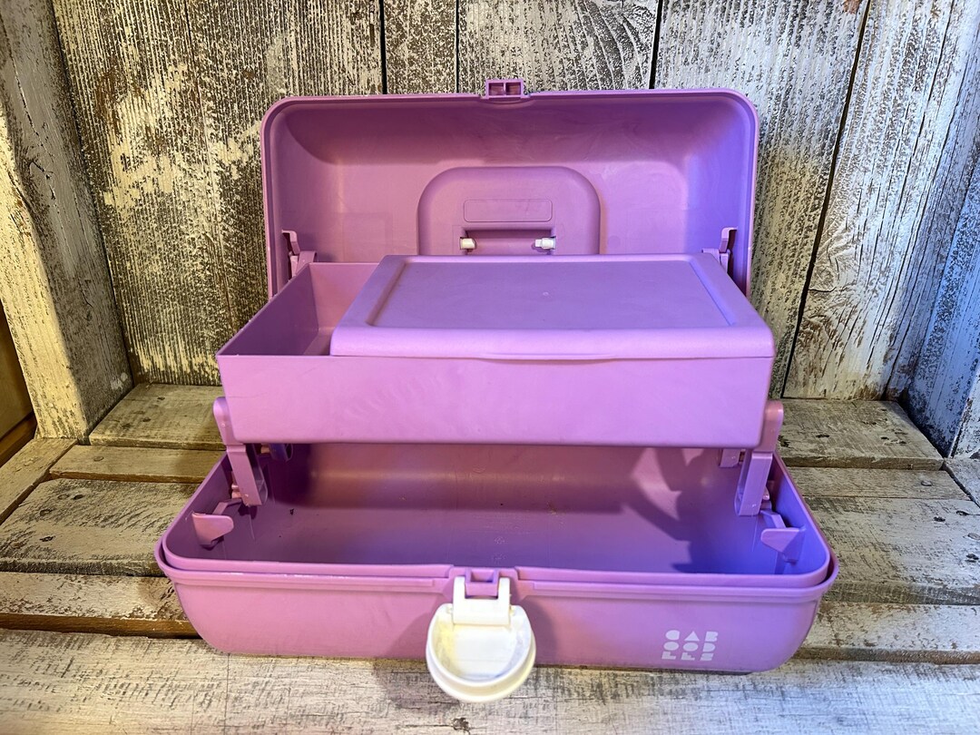 Vintage Caboodle Cosmetics Carrying Case Pink, Pink Caboodle Makeup ...