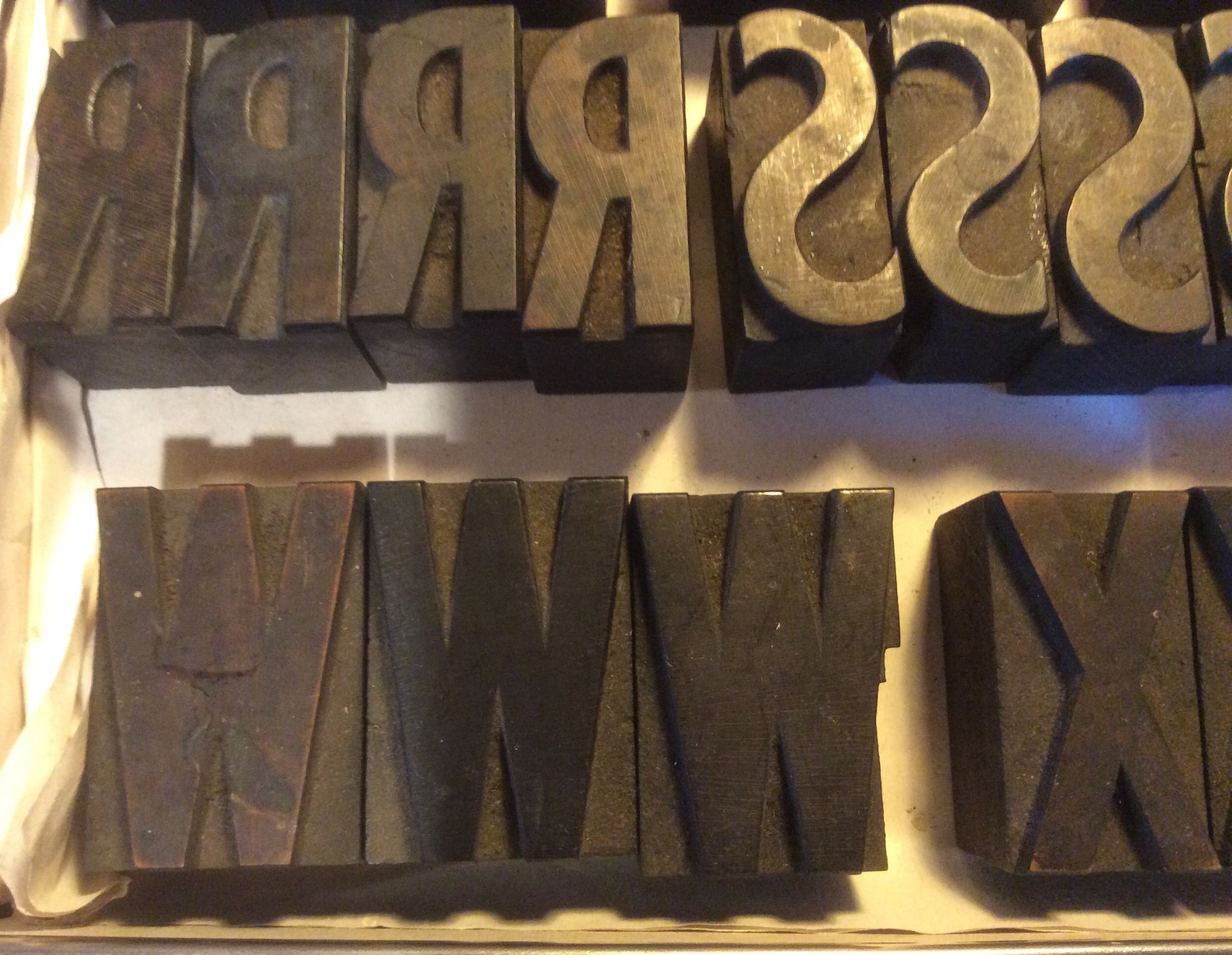Vintage Futura Letterpress Letters: 1950s Printer's Wood Block Type (1 ...