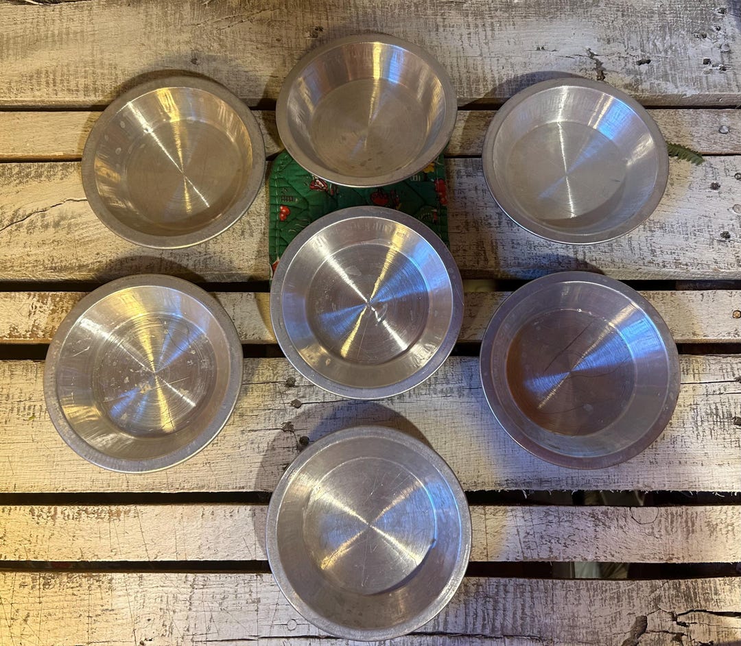 Vintage Mini Pie Tins Pans X 7, Small Pie Pans, Individual Pie Pans ...