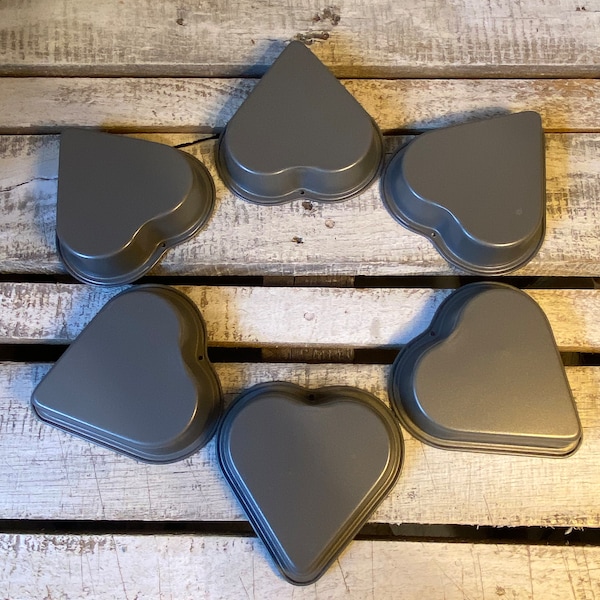 Aluminum Heart Shaped Cake Pan - Etsy