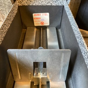 Vintage Hedges Cardboard File Box 12 X 6 X 4, Industrial Office Storage ...