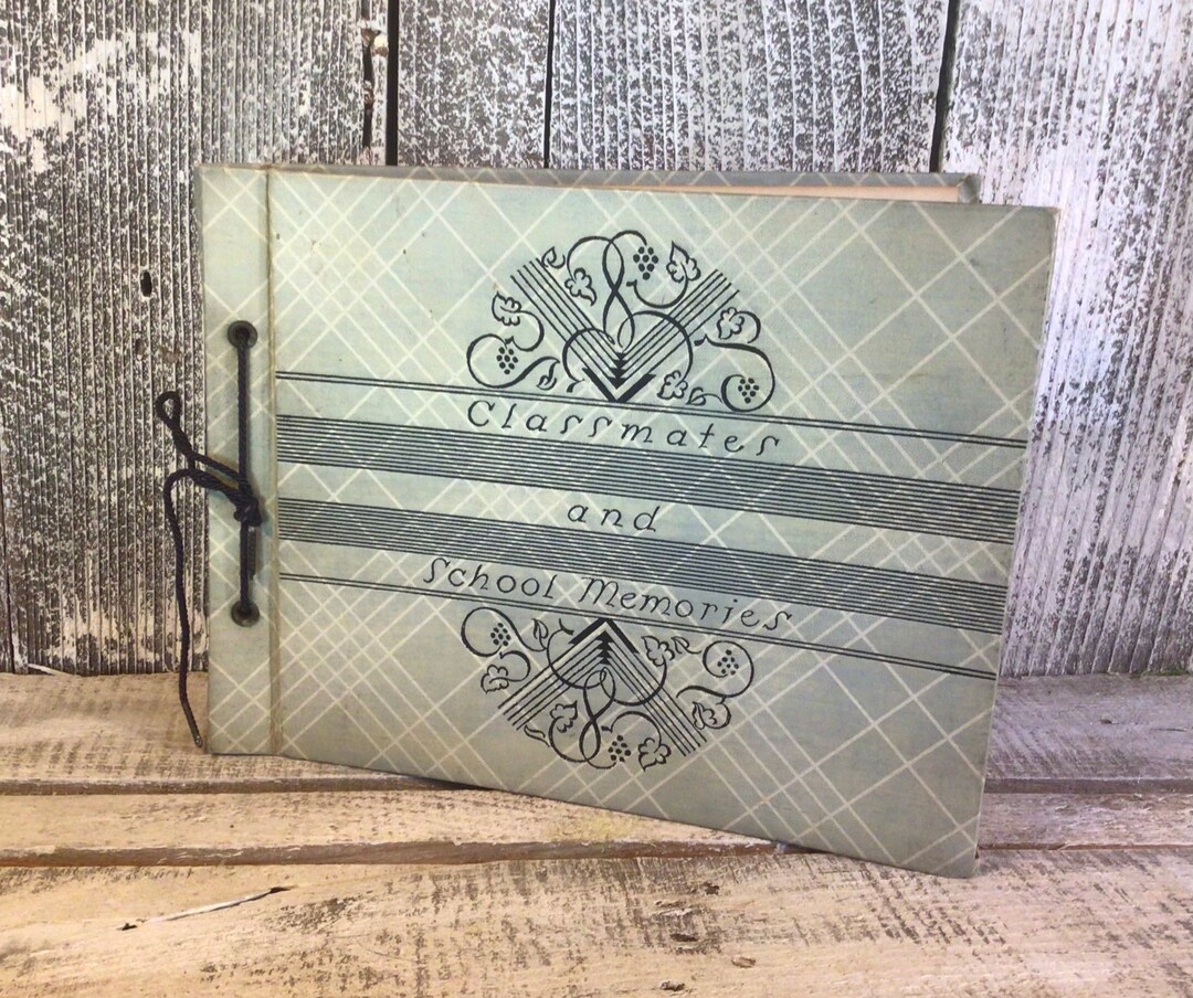 Vintage 1930s Classmates and School Memories Book, Vintage Autograph ...