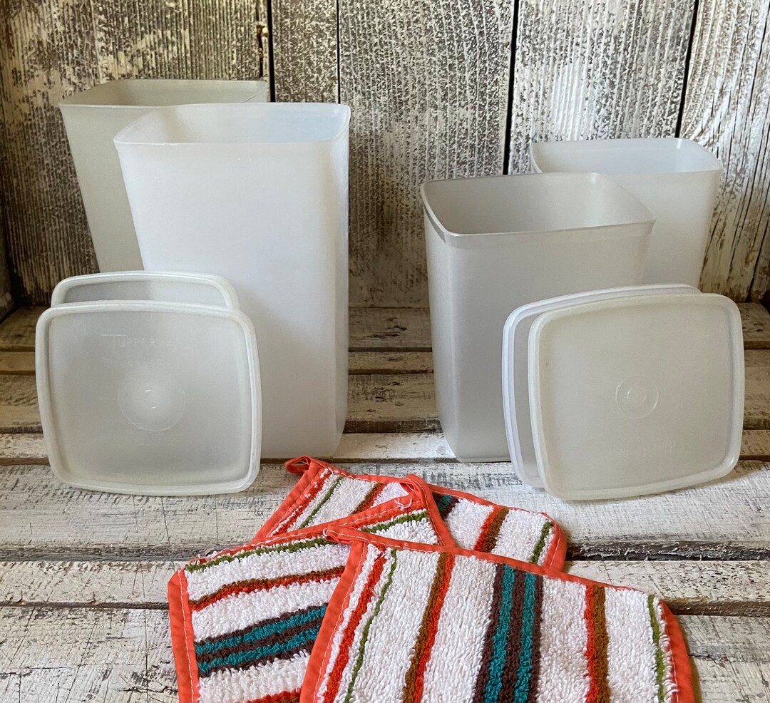 Vintage Tupperware Big Freeze Containers Ice Cream your Choice, Early ...