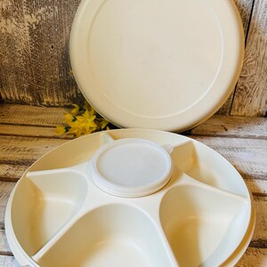 Vintage Tupperware Divided Party Serving Tray *your Choice of Color ...