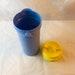 Vintage Tupperware 1 Quart Pitcher in Blue and Yellow 3412AZ, Unusual ...