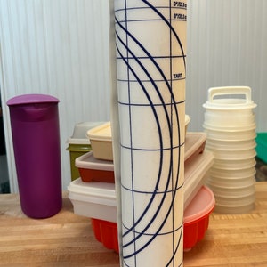 Vintage Tupperware Pastry Mat, Tupperware Pie Crust Rolling Mat, Tart ...