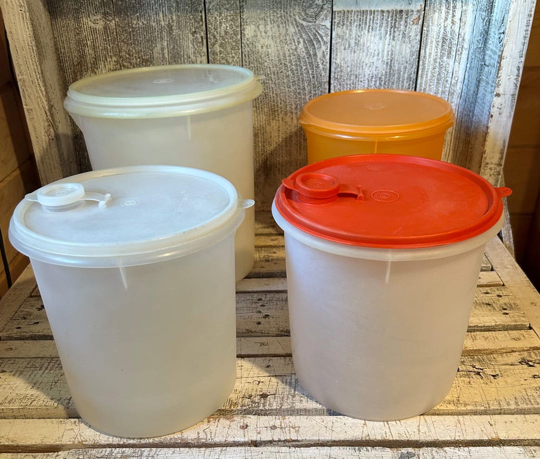 Vintage Tupperware Jumbo Canisters 5 Qt or 9 Qt *your Choice ...