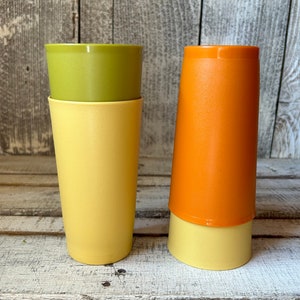 Vintage Tupperware 12 Oz Tumblers X 4 873, Unbreakable Glasses, Vintage ...