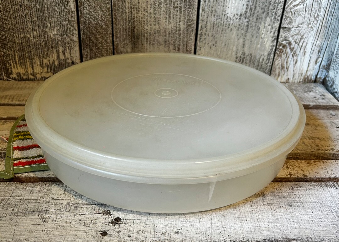 Vintage Tupperware 12 Round Keeper Storage Container 242, Early ...