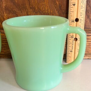 Vintage Fire King Jadeite Mugs X 6, Authentic Jadeite Coffee Mugs Set ...