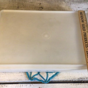 Vintage Tupperware 9 X 13 Rectangle Storage Container in Opaque White ...