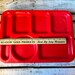 Set of 6 Vintage Red Divided Lunch Trays - Etsy