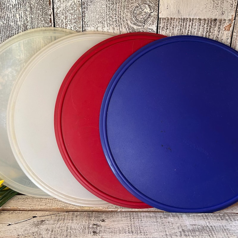 Red Round Tupperware - Etsy