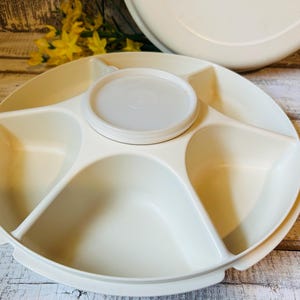 Vintage Tupperware Divided Party Serving Tray *your Choice of Color ...