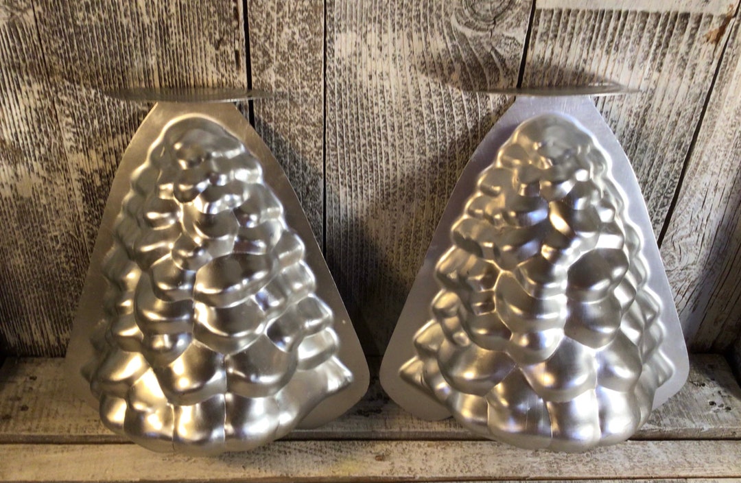 Vintage 2 Piece Tree Cake Mold, 10 Tree 3 Dimensional Pans - Etsy