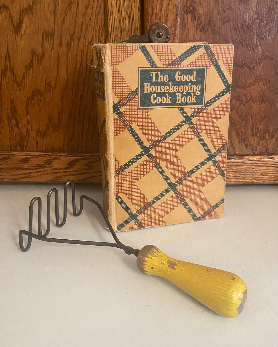 Vintage Good Housekeeping Cookbook 1944 Plaid Cover, Collectible ...