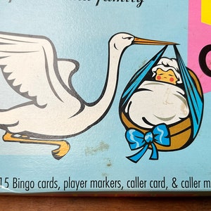 Vintage Kitschy Babys Coming Bingo Game, Baby Shower Game - Etsy