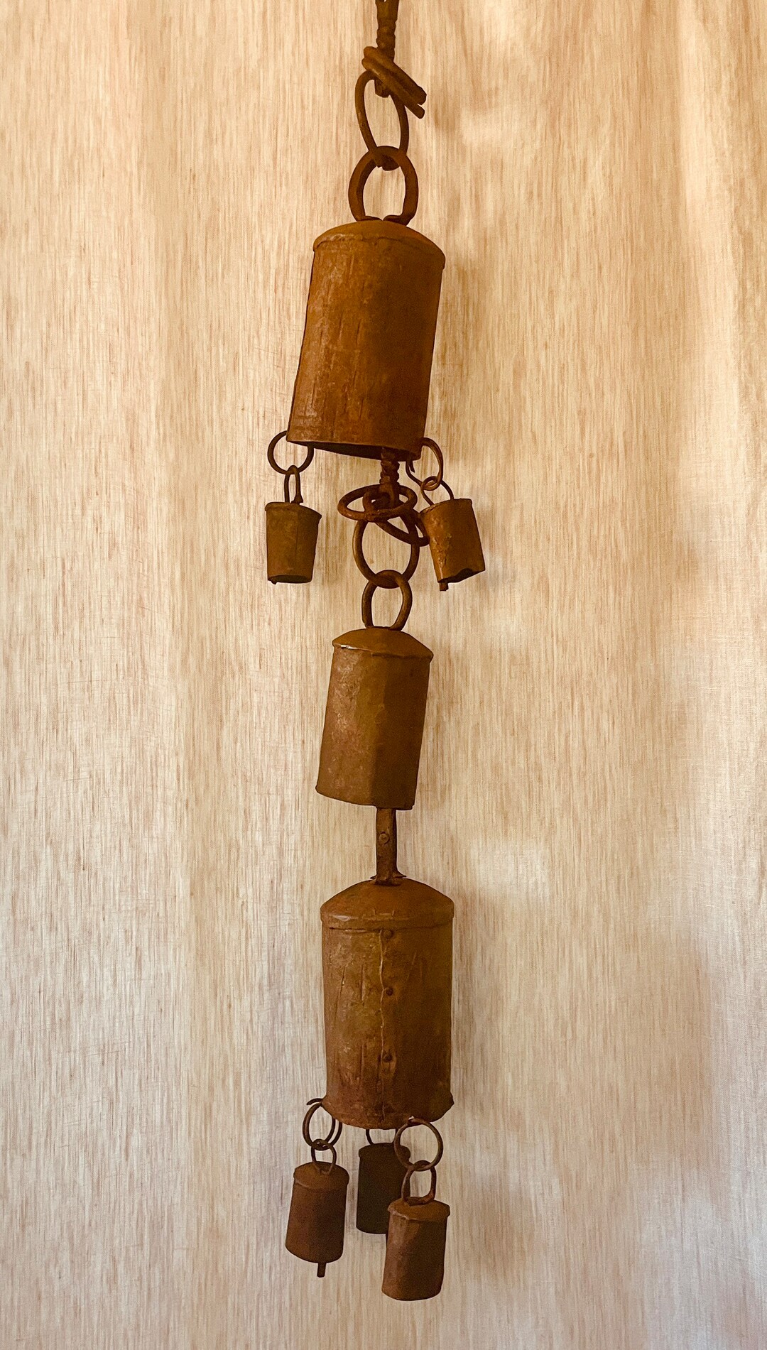Vintage String of Rare Bronze Bells India - Etsy
