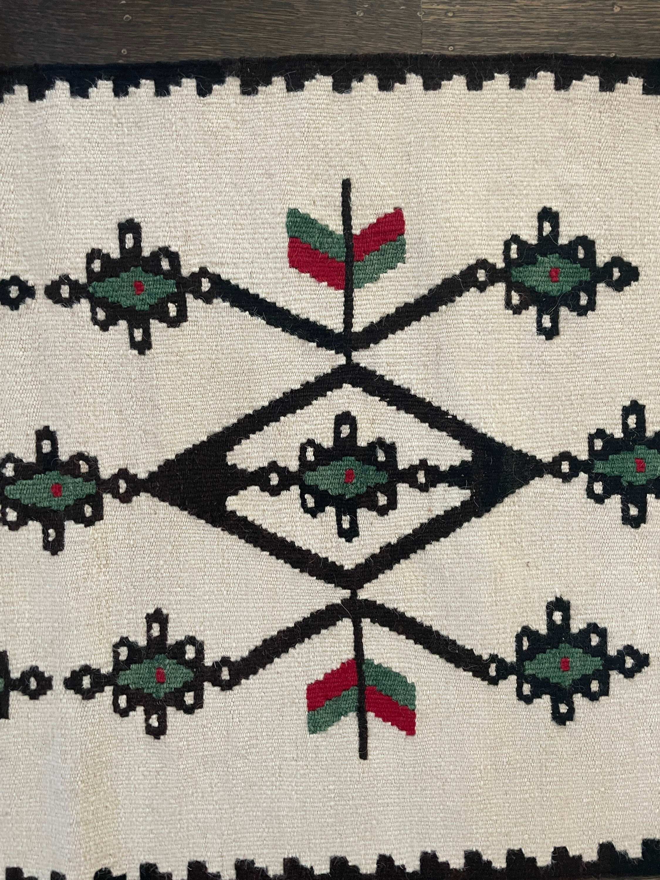 Vintage Small Wool Handwoven Kilim Wall Hanging or Floor Rug - Etsy