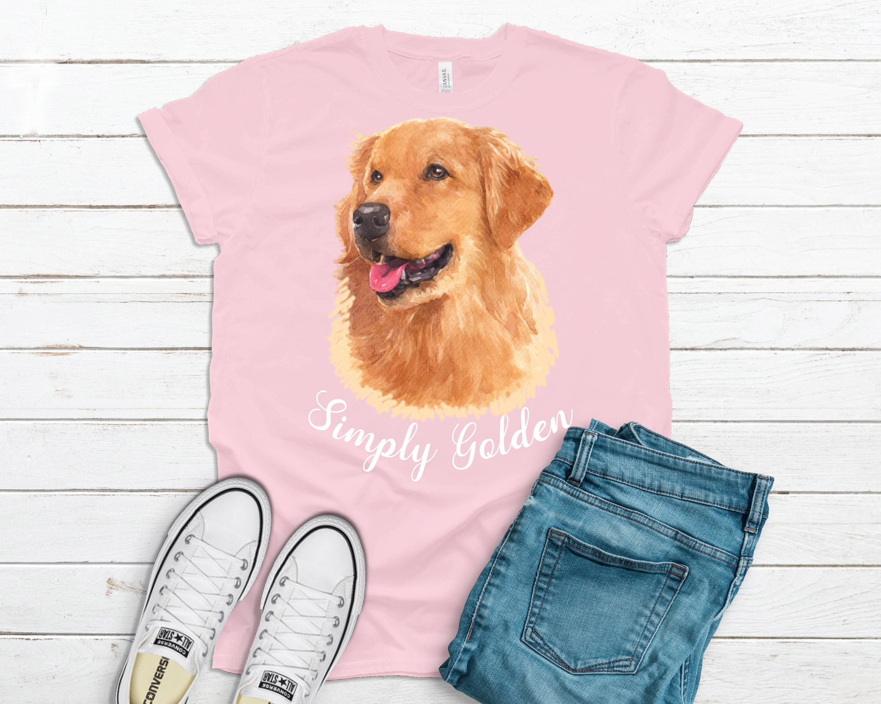 Simply Golden Tshirt Golden Retriever Shirt Very Cute Golden - Etsy