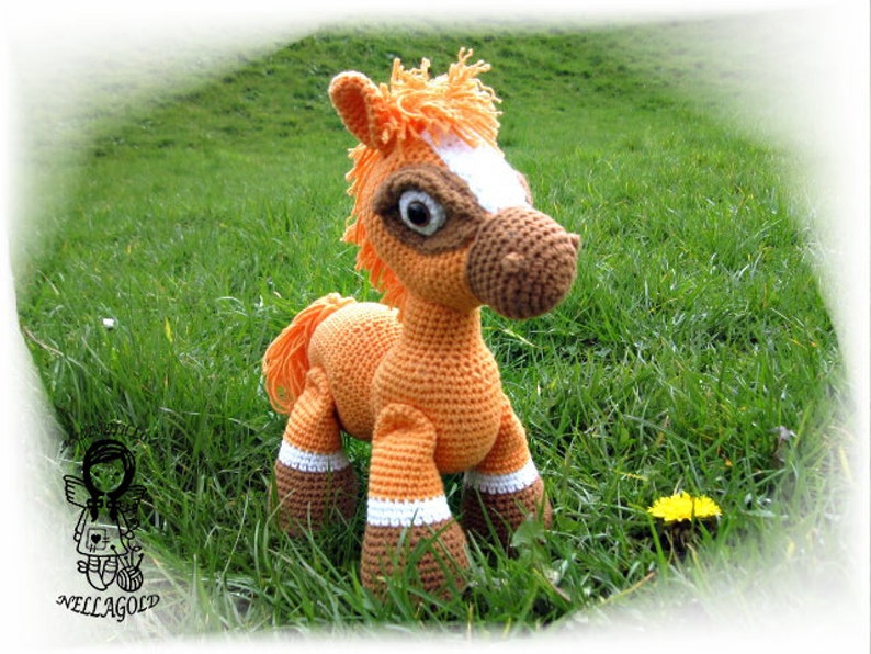Crochet PATTERN, Amigurumi, My Little Horse, Bronco, 3D, DIY Pattern 63 ...