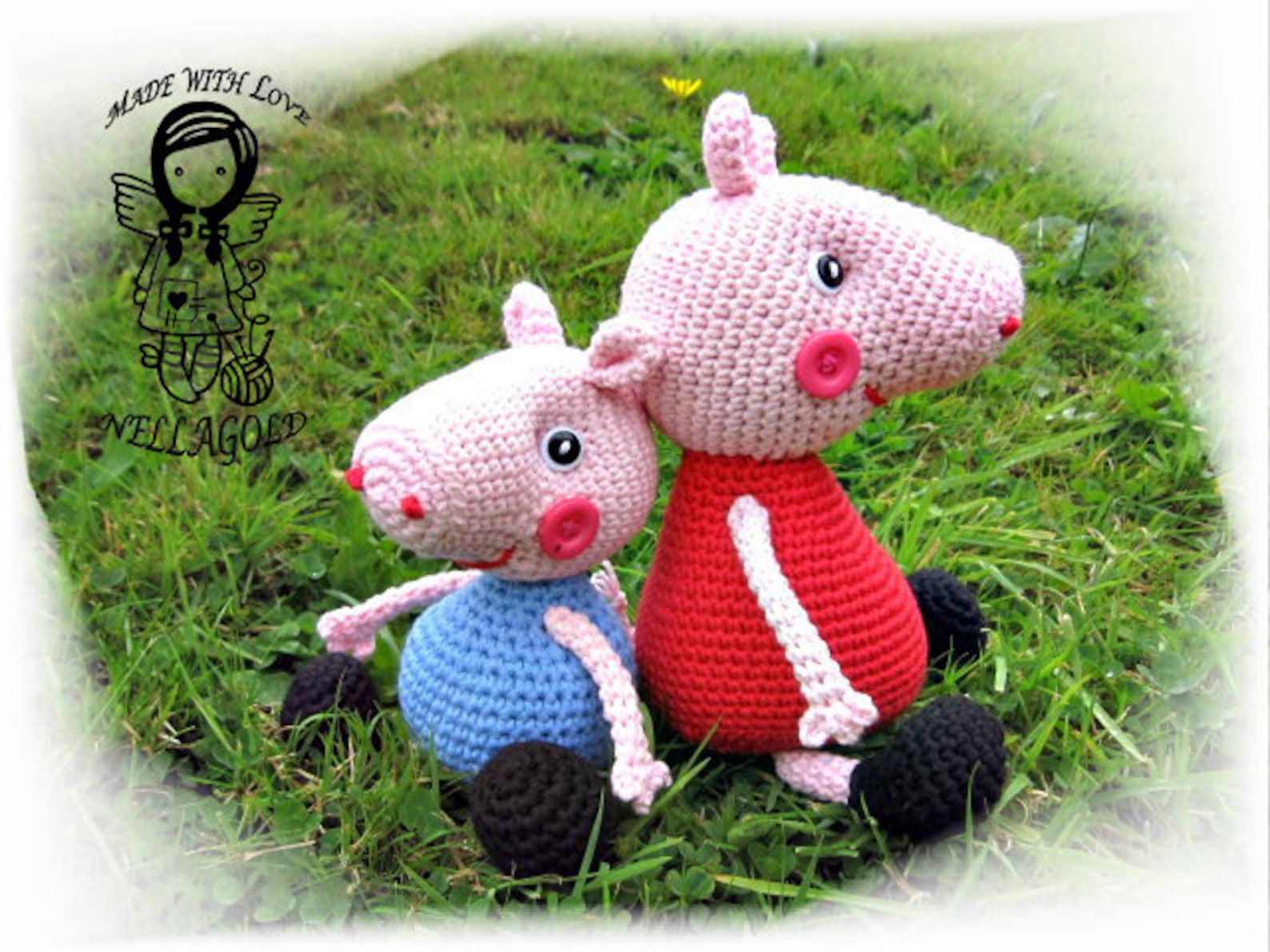 Crochet PATTERN Peppa Pig and George Pig 2in1 DIY Pattern - Etsy UK
