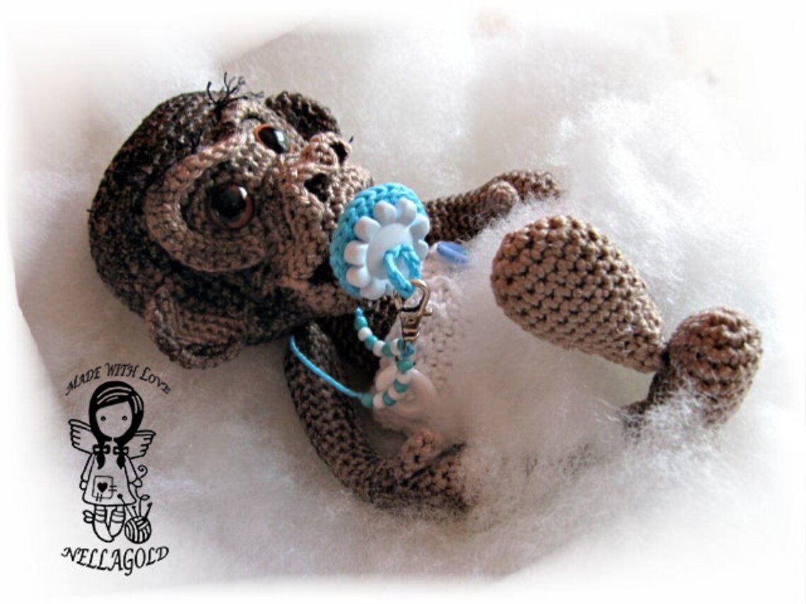Crochet PATTERN Crochet Doll Pattern Realistic Baby Monkey - Etsy