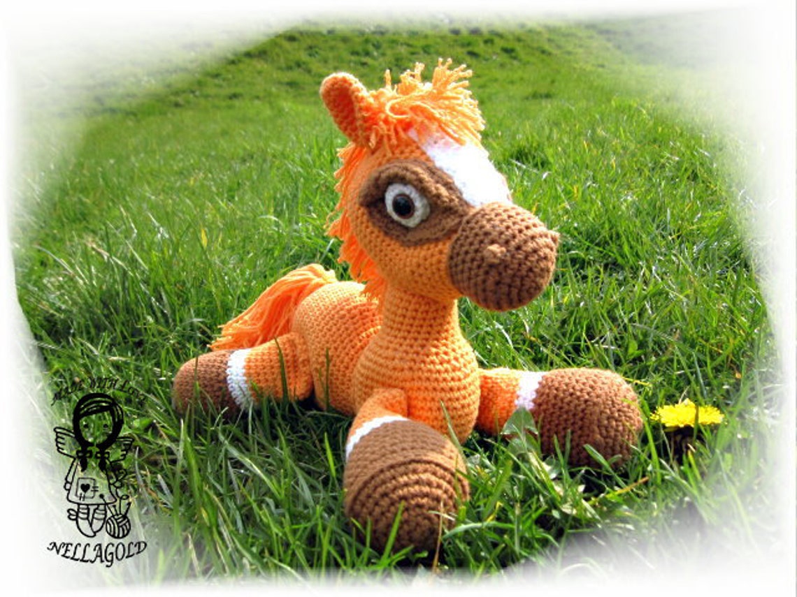 Crochet PATTERN, Amigurumi, My Little Horse, Bronco, 3D, DIY Pattern 63 ...
