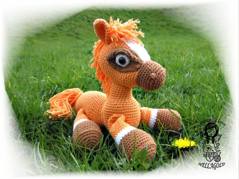 Crochet PATTERN Amigurumi My Little Horse Bronco 3D DIY - Etsy