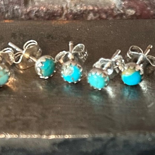 Turquoise Everyday Stud - Etsy