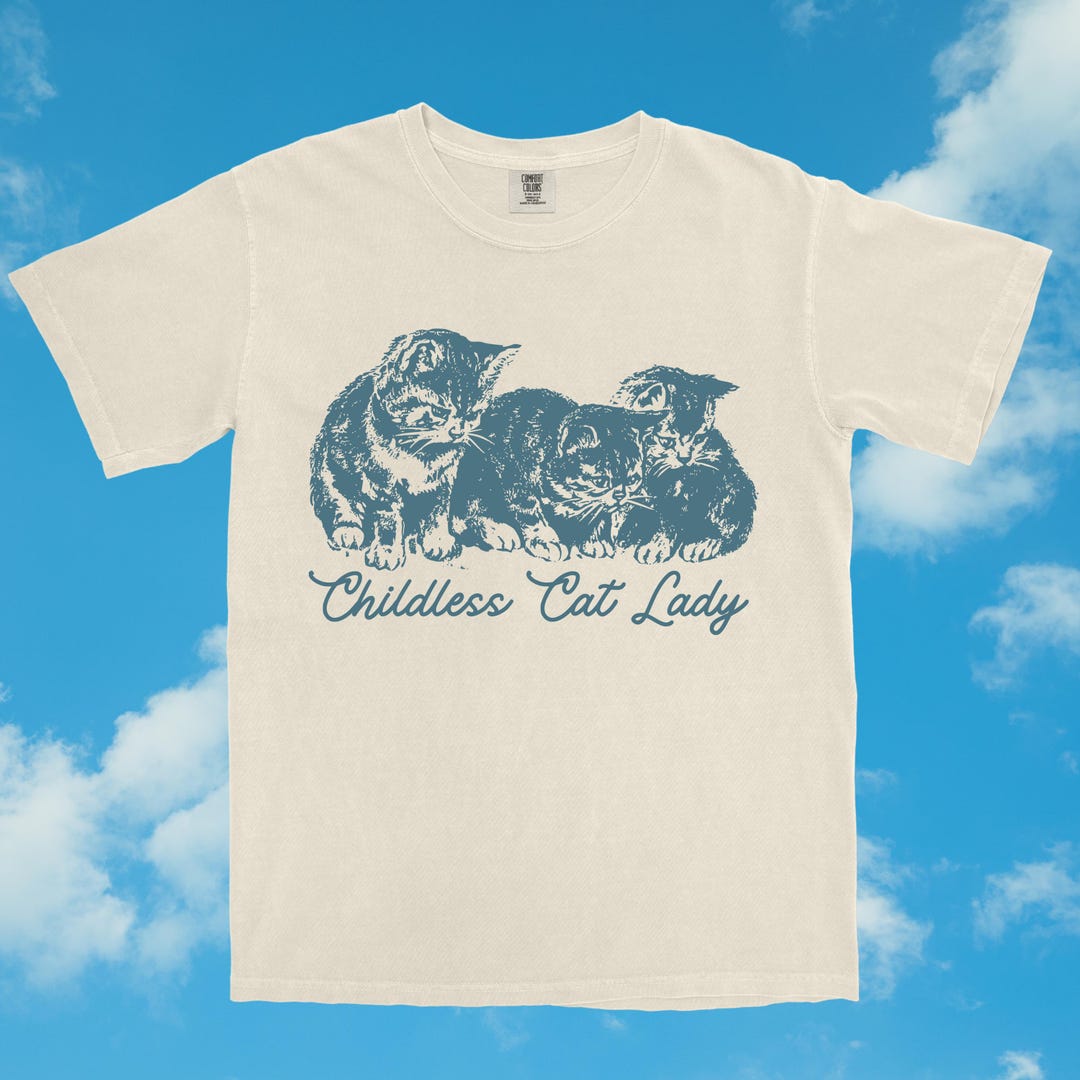 Childless Cat Lady for Kamala 2024 Harris Walz 24 Cat Ladies for Kamala ...