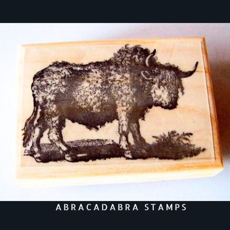 Cow Rubber Stamp - Etsy