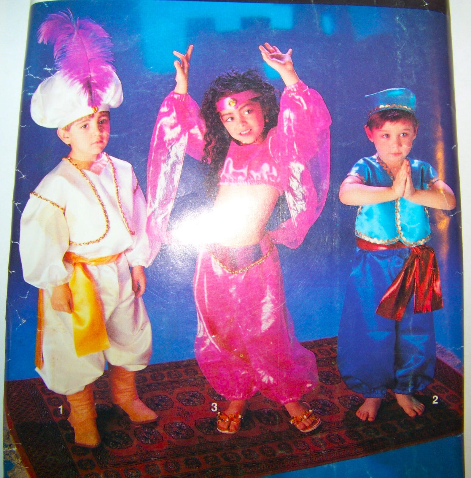 Simplicity Scheherazade & Sultan Costume Pattern: Child Size 3-8 (uncut ...
