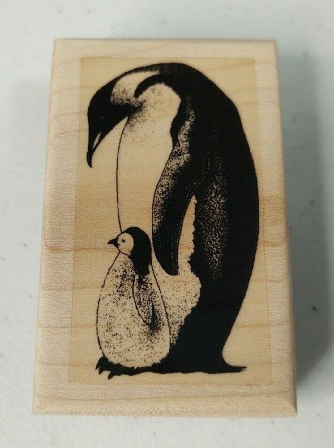Penguin Rubber Stamp Animal Rubber Stamp - Etsy