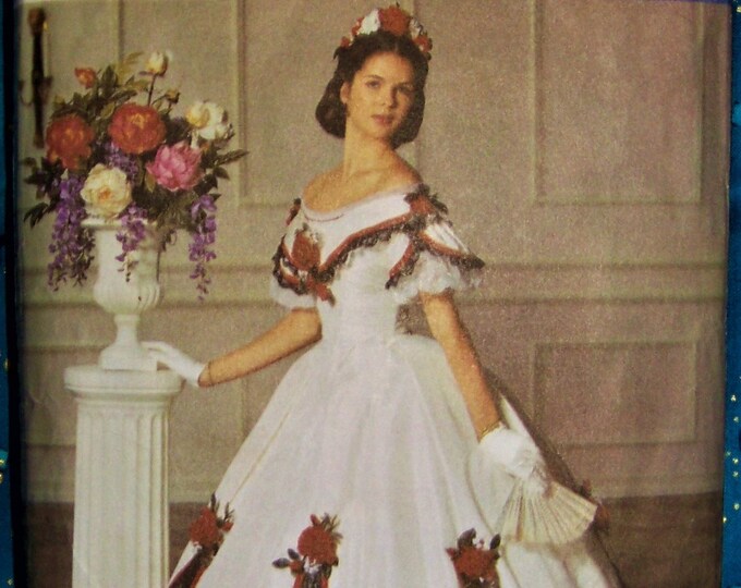 Simplicity 5724 High Fashion Civil War Fancy Ball Gown Sewing Pattern ...