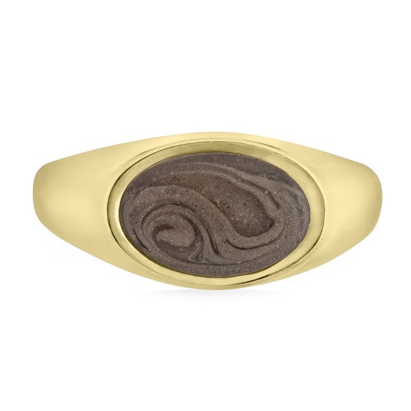 Signet Cremation Ring - Etsy