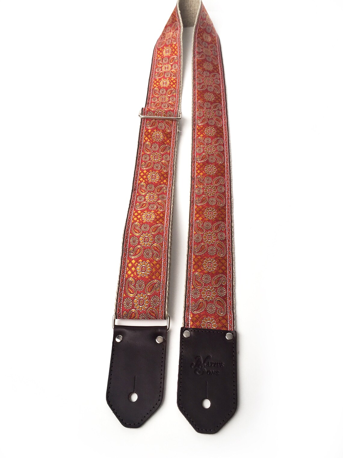 The Siren in Copper Guitar Strap by Native Sons Brilliant - Etsy