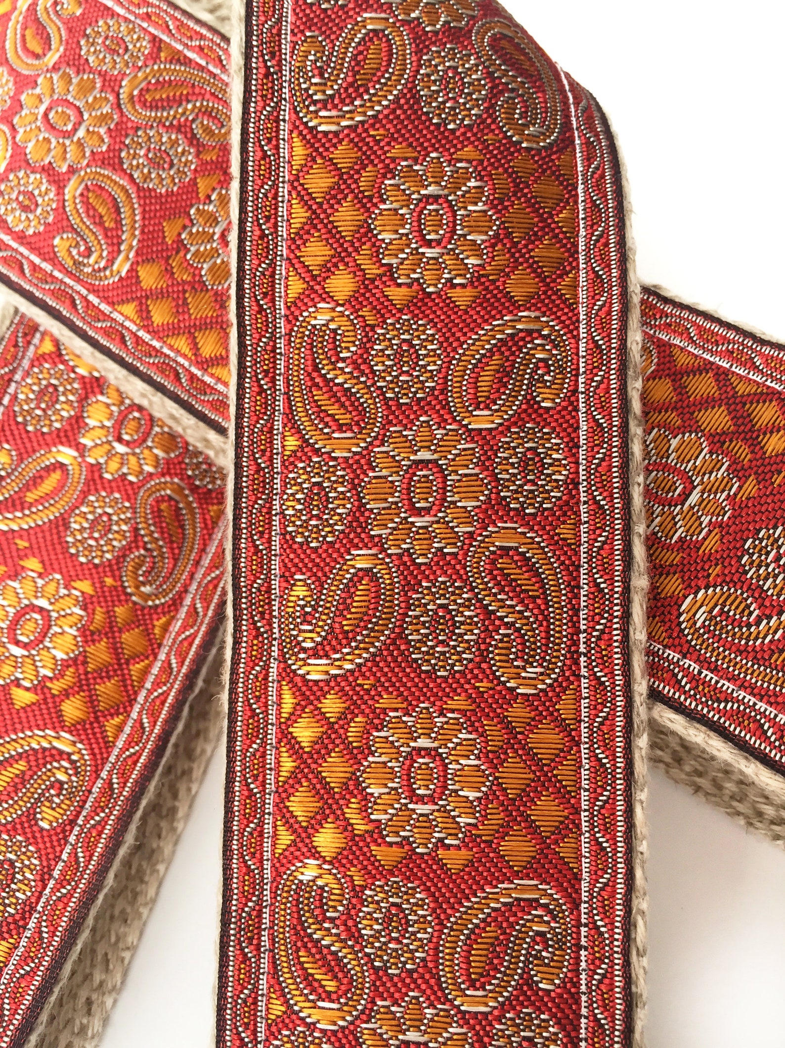 The Siren in Copper Guitar Strap by Native Sons Brilliant - Etsy