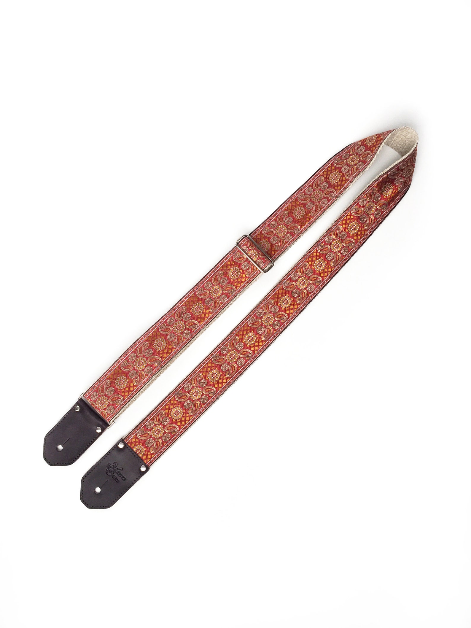 The Siren in Copper Guitar Strap by Native Sons Brilliant - Etsy