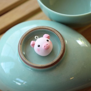 Polymer Clay Animal Bun Charms - Etsy